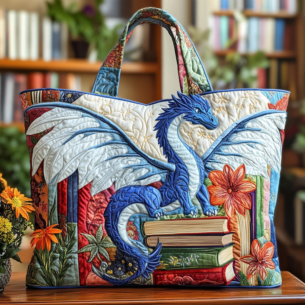 Dragon Quilted Tote Bag – Patchique Store