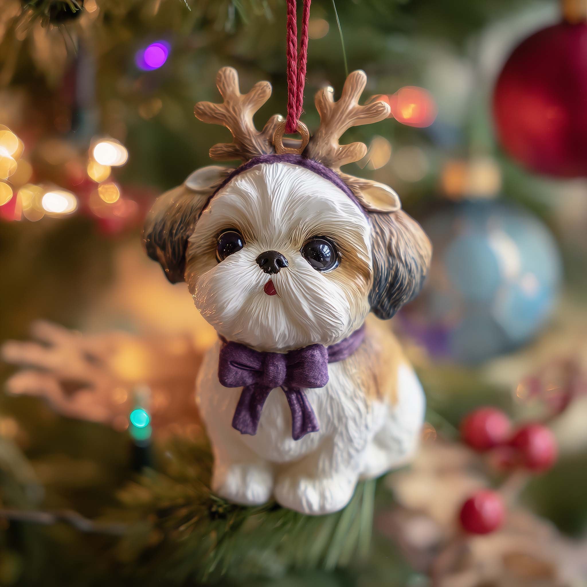 Reindeer Paws Christmas Mica Ornament GFSPQA232 – Patchique Store