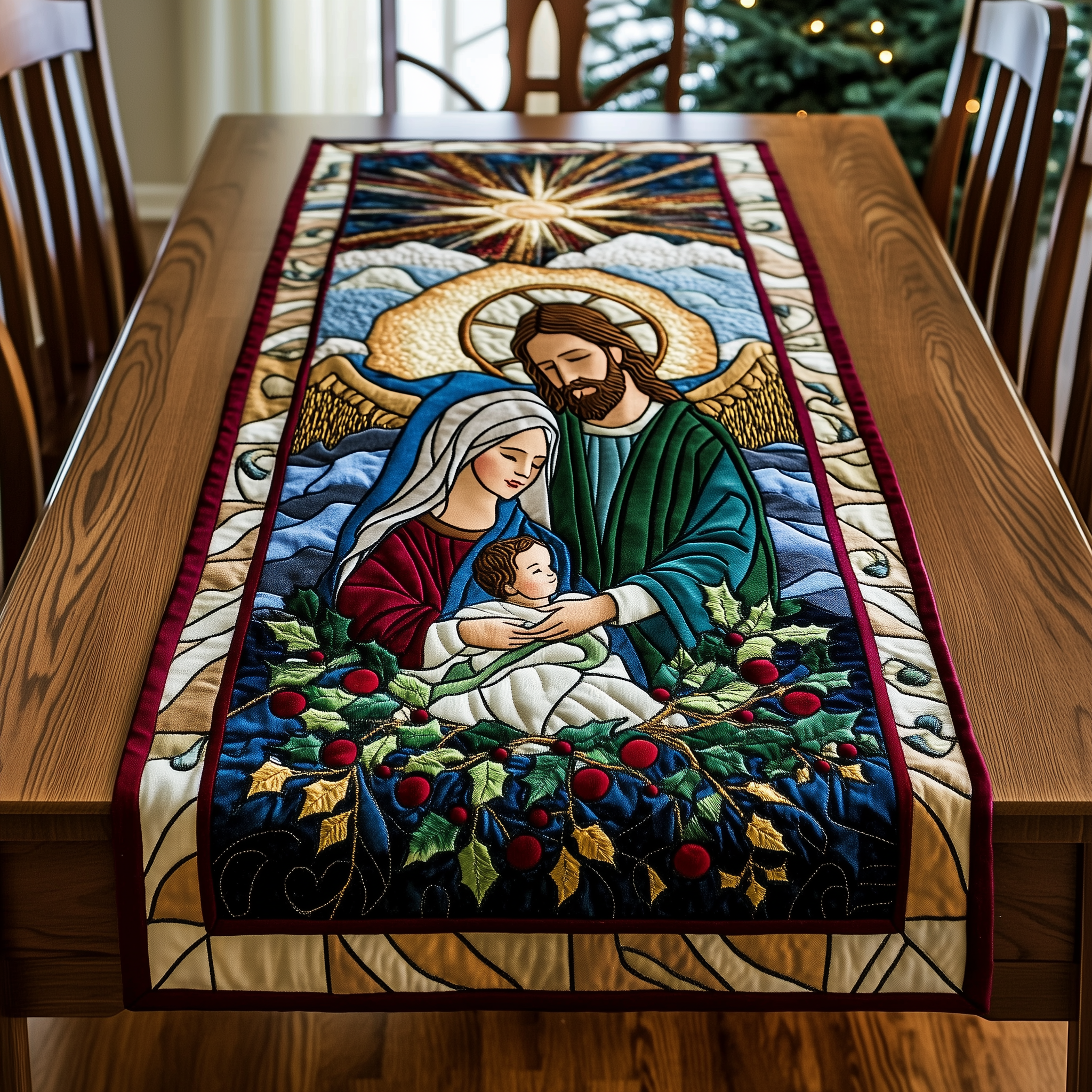 Nativity Quilted Table Runner GFTOAB1230 – Patchique Store