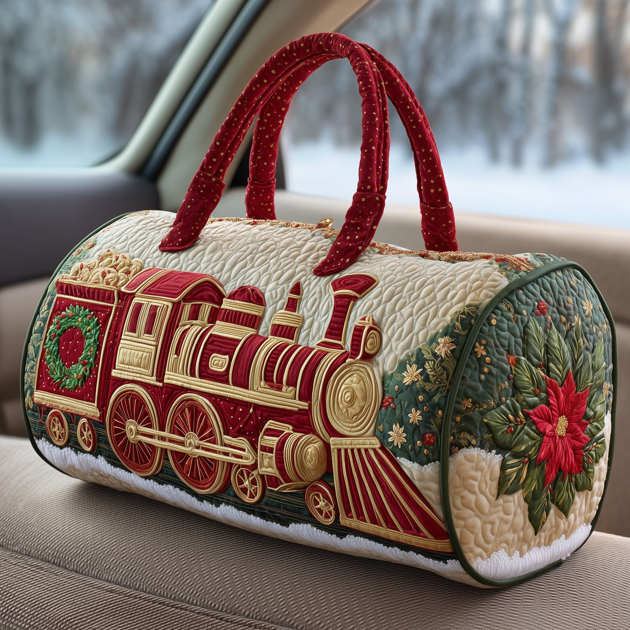 Train Journey Quilted Duffle Bag GFTOHD10396 – Patchique Store