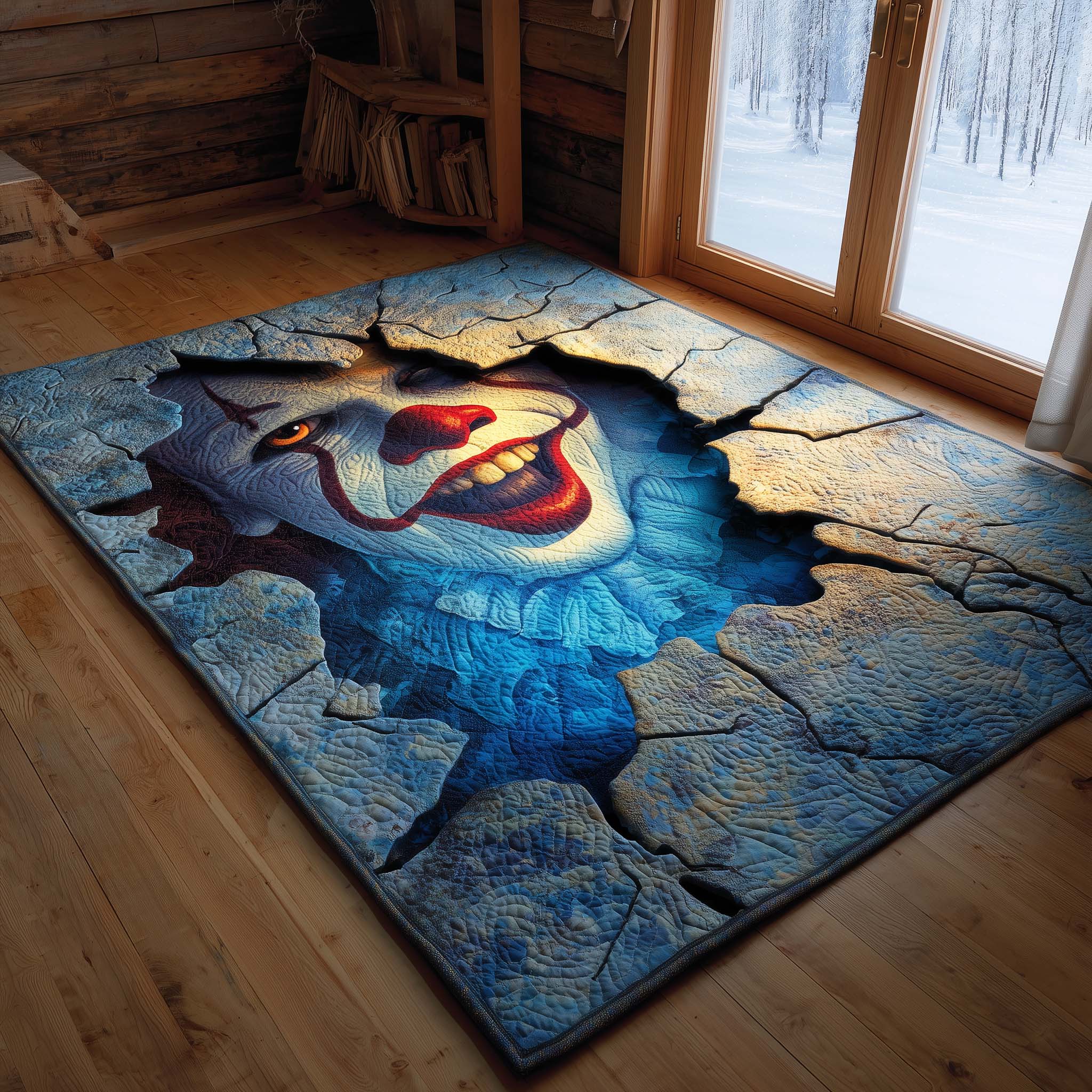 Creepy Clown Area Rug GFTOHD11330 – Patchique Store