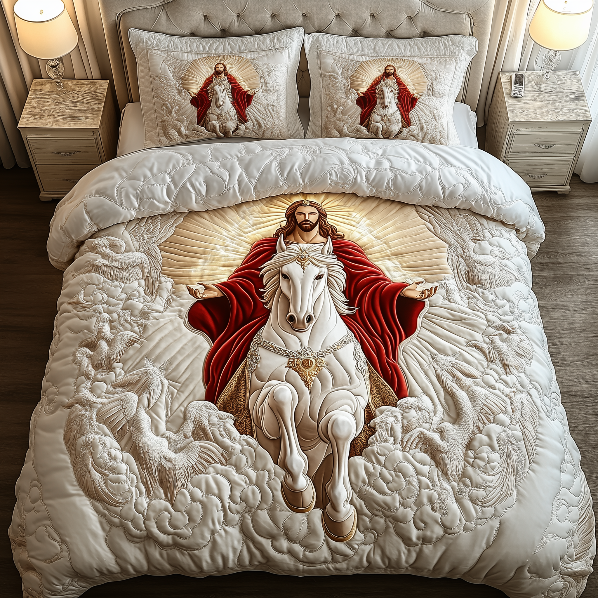 Jesus Eternal Glory 3-Piece Quilted Bedding Set GFTOHD1280 – Patchique ...