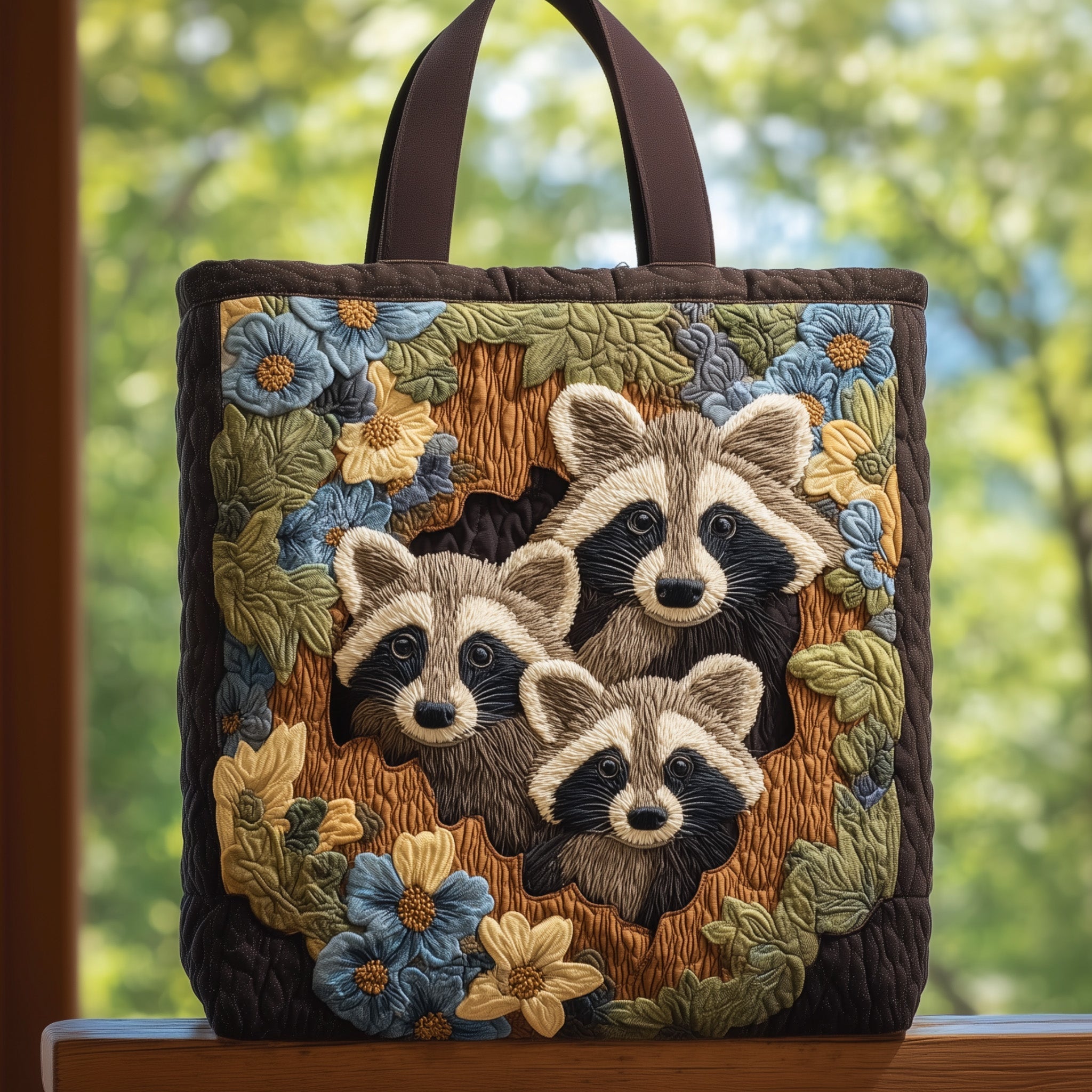 Raccoons Quilted Tote Bag GFTOHD9263 – Patchique Store