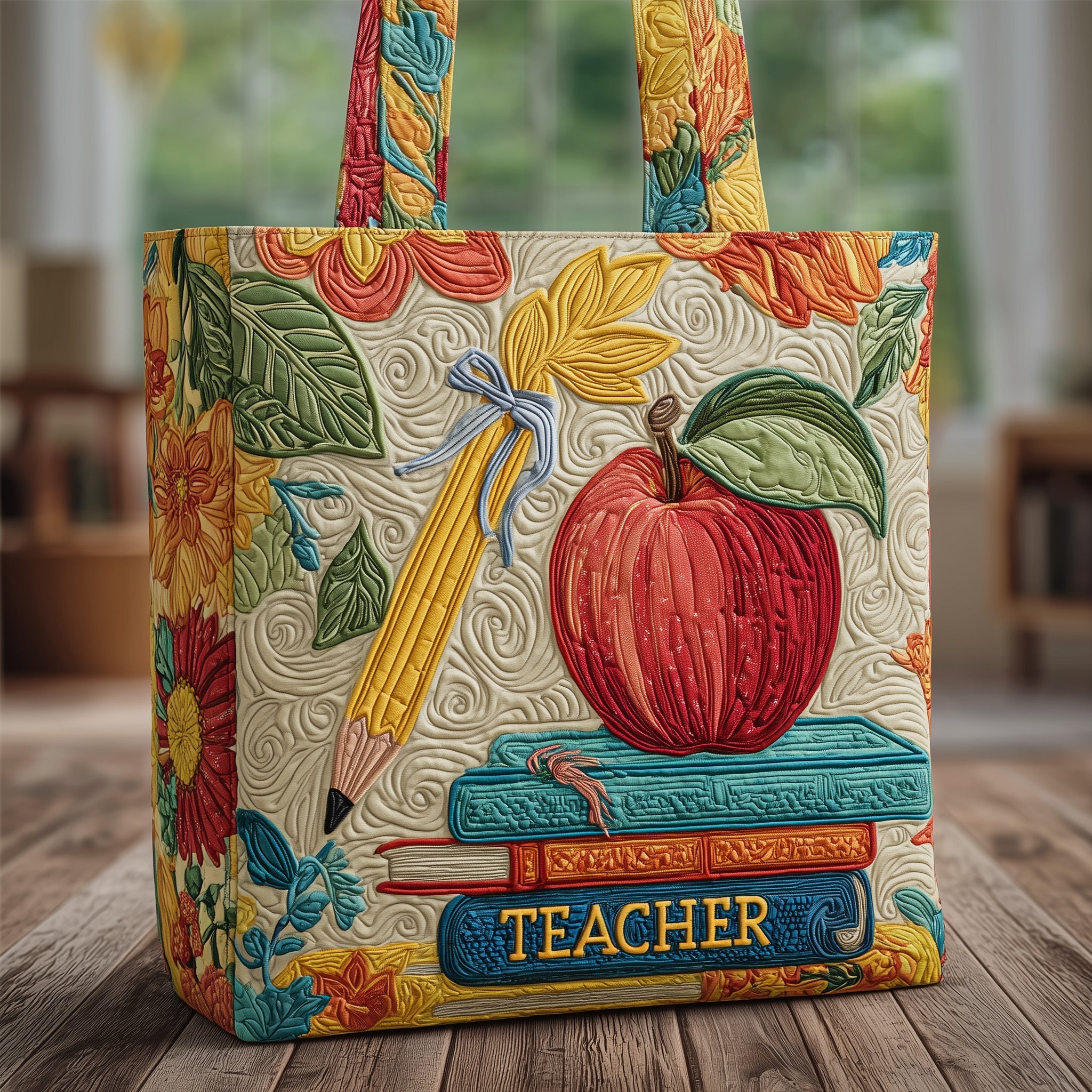 Teacher Quilted Tote Bag GFTOMA1736 – Patchique Store