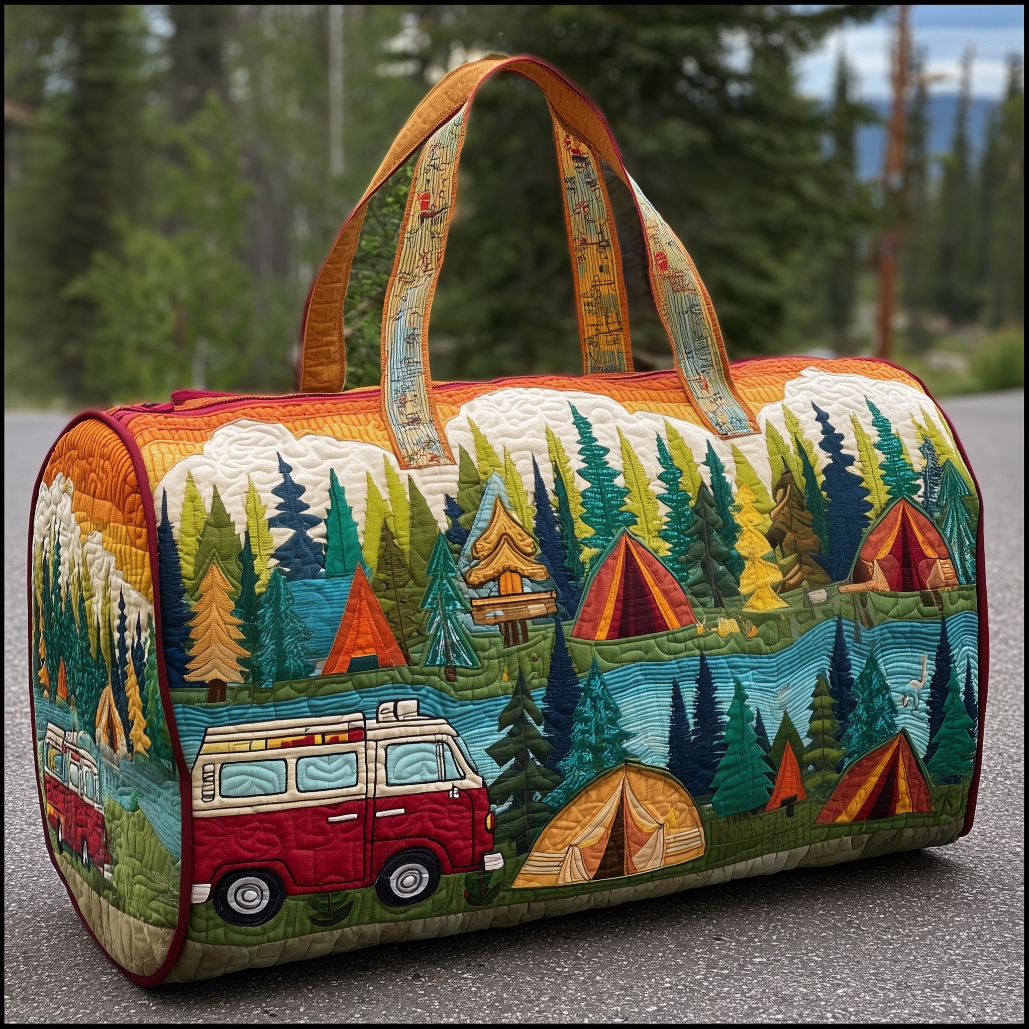 Cozy Camper Quilted Duffle Bag GFTOMA3476 – Patchique Store