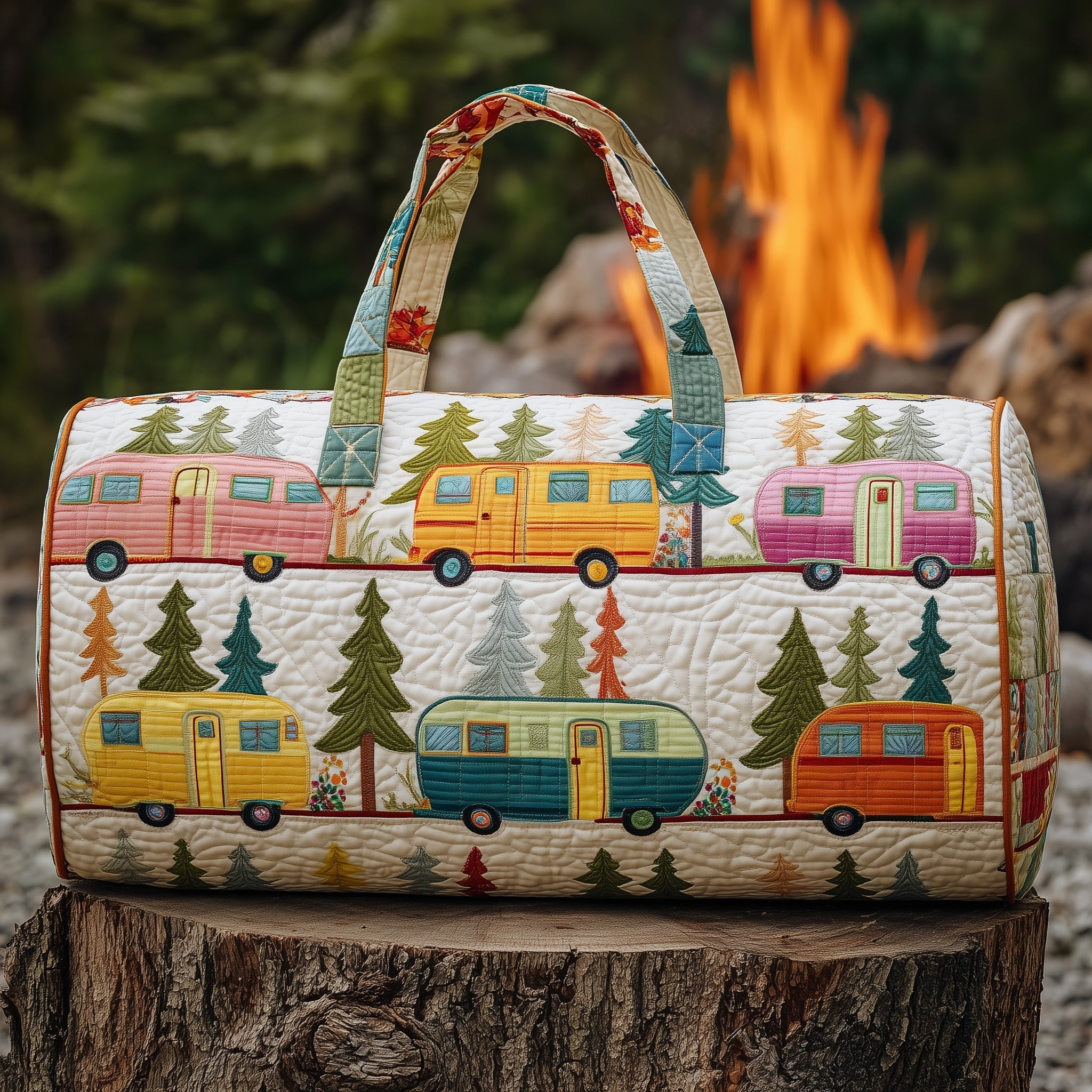 Cozy Camper Quilted Duffle Bag GFTOMA3477 – Patchique Store