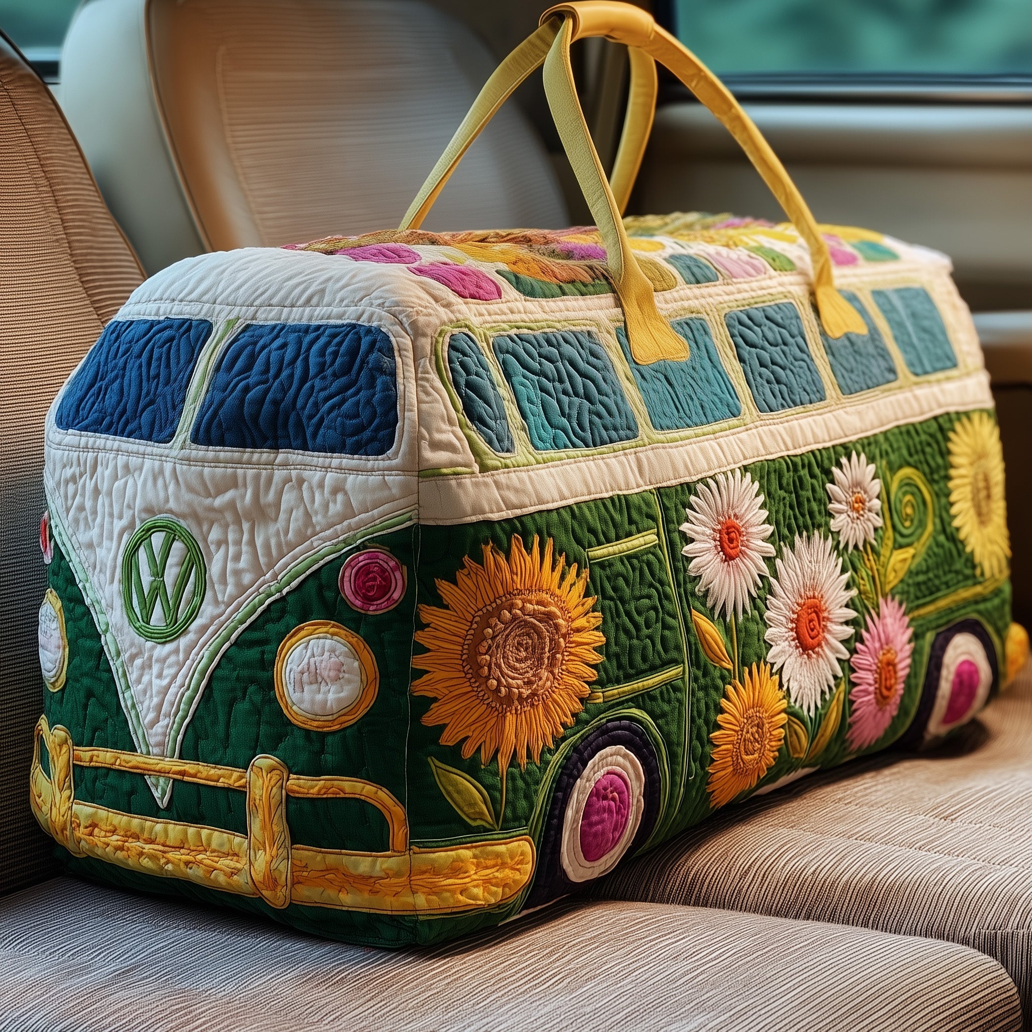 Hippie Van Quilted Duffle Bag GFTOMA4711 – Patchique Store