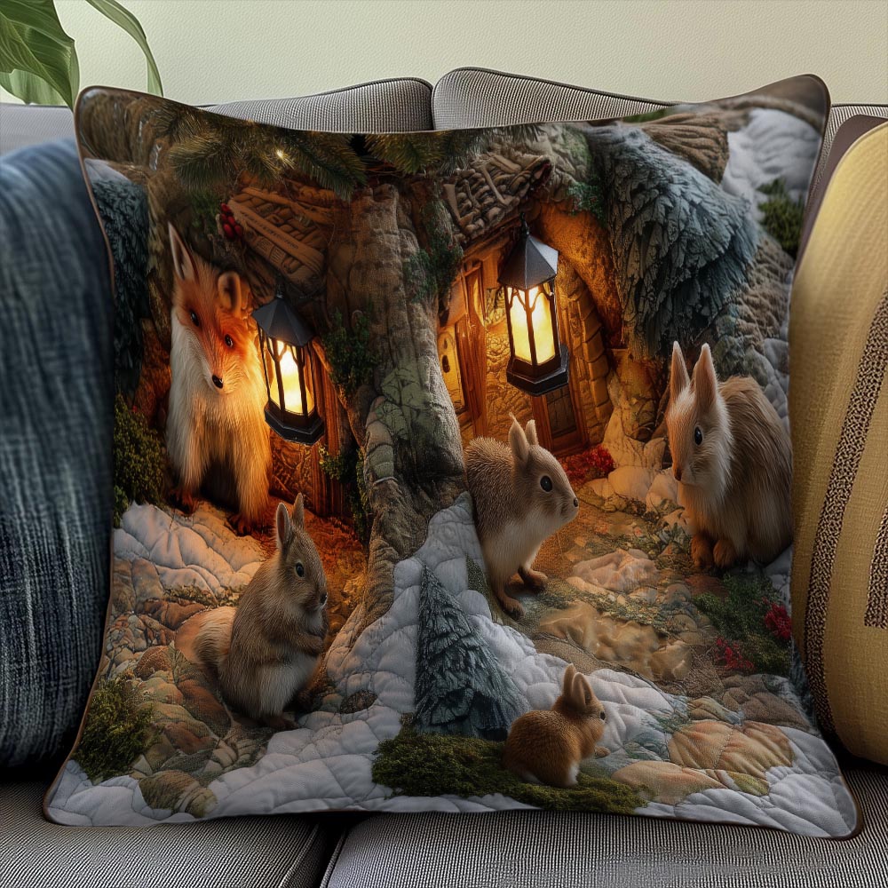 Woodland Den Quilted Pillow Case GFTOMA6998 – Patchique Store