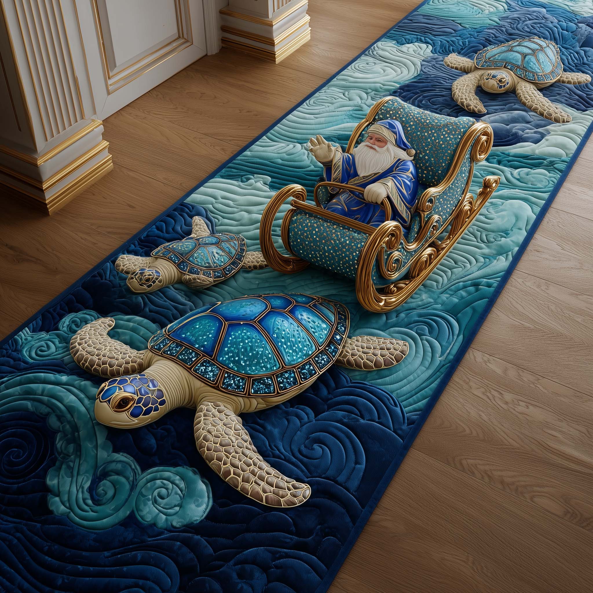 Turtle Drift Runner Rug GFTOMA7819 – Patchique Store