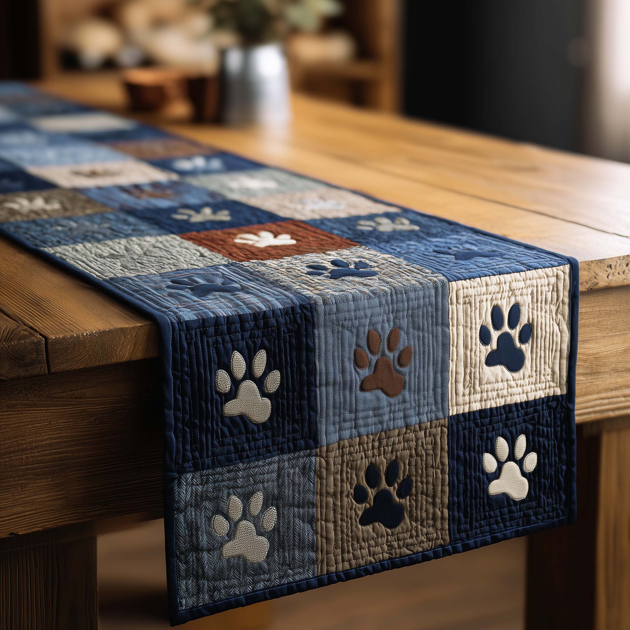 Paw Path Quilted Table Runner GFTOMA8178 – Patchique Store