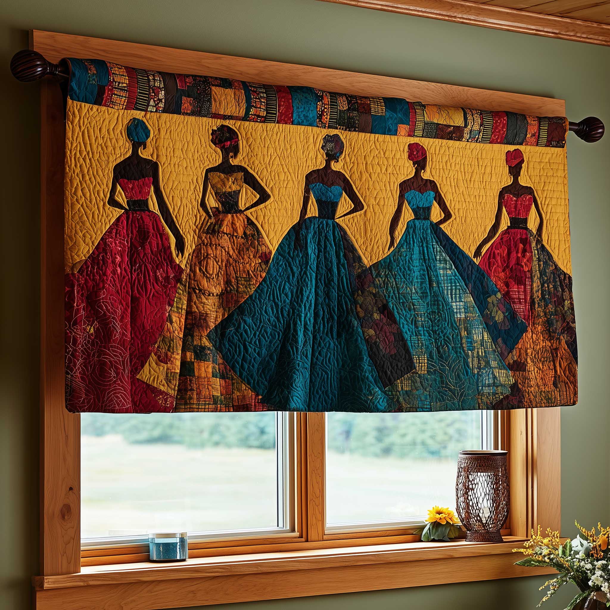 African Sunlight Quilted Valance GFTOMA8776 – Patchique Store