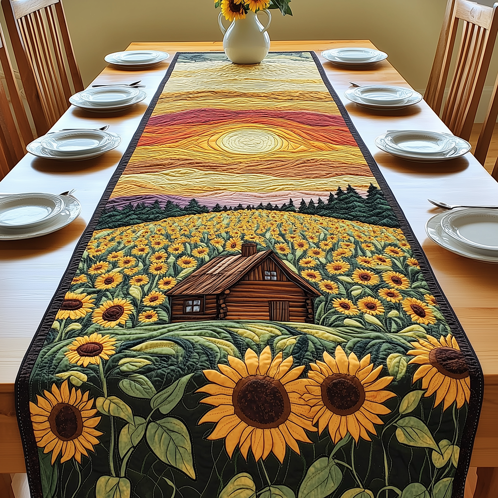 Radiant Sunfield Quilted Table Runner GFTONL2553 – Patchique Store
