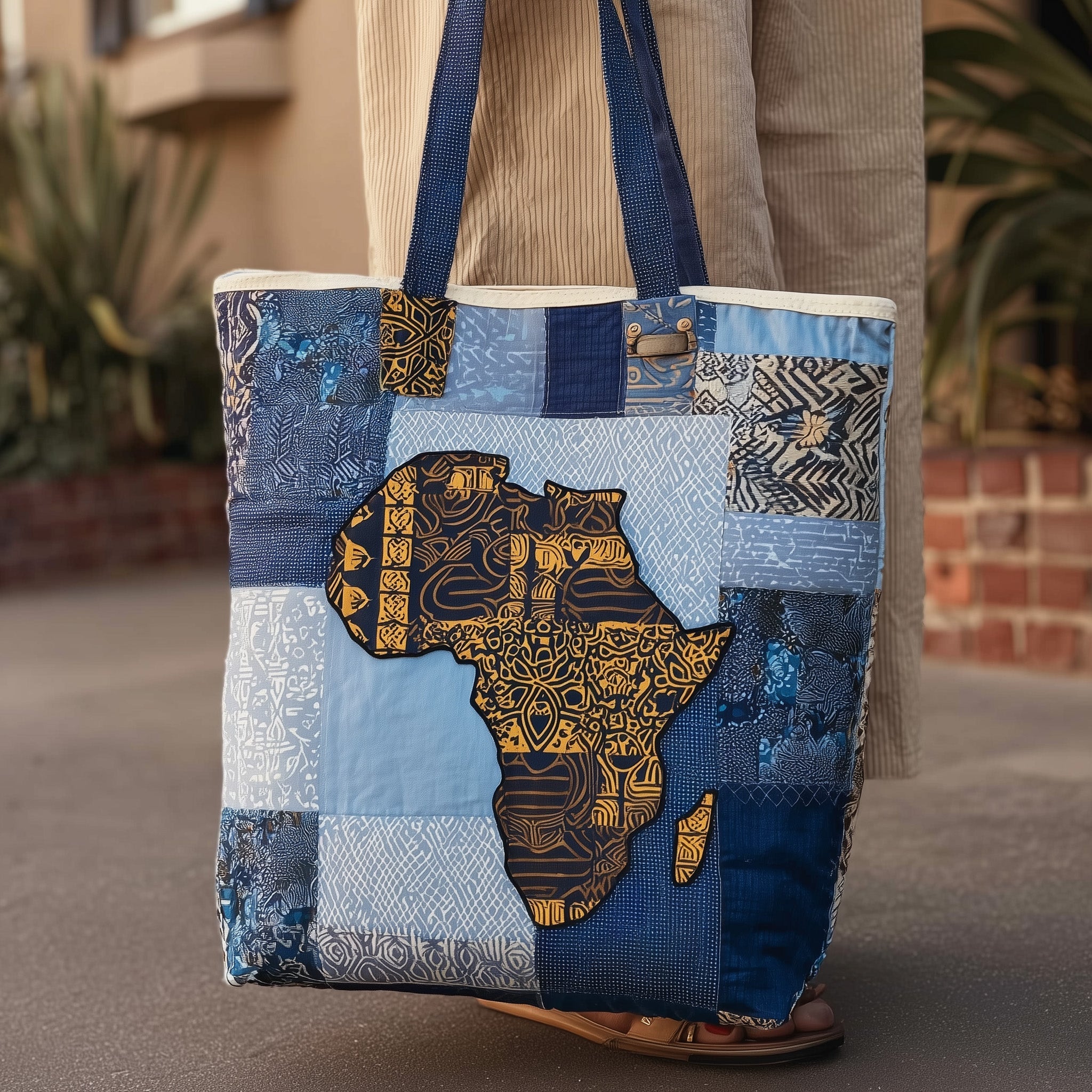 African Proud Quilted Tote Bag GFTONL5321 – Patchique Store