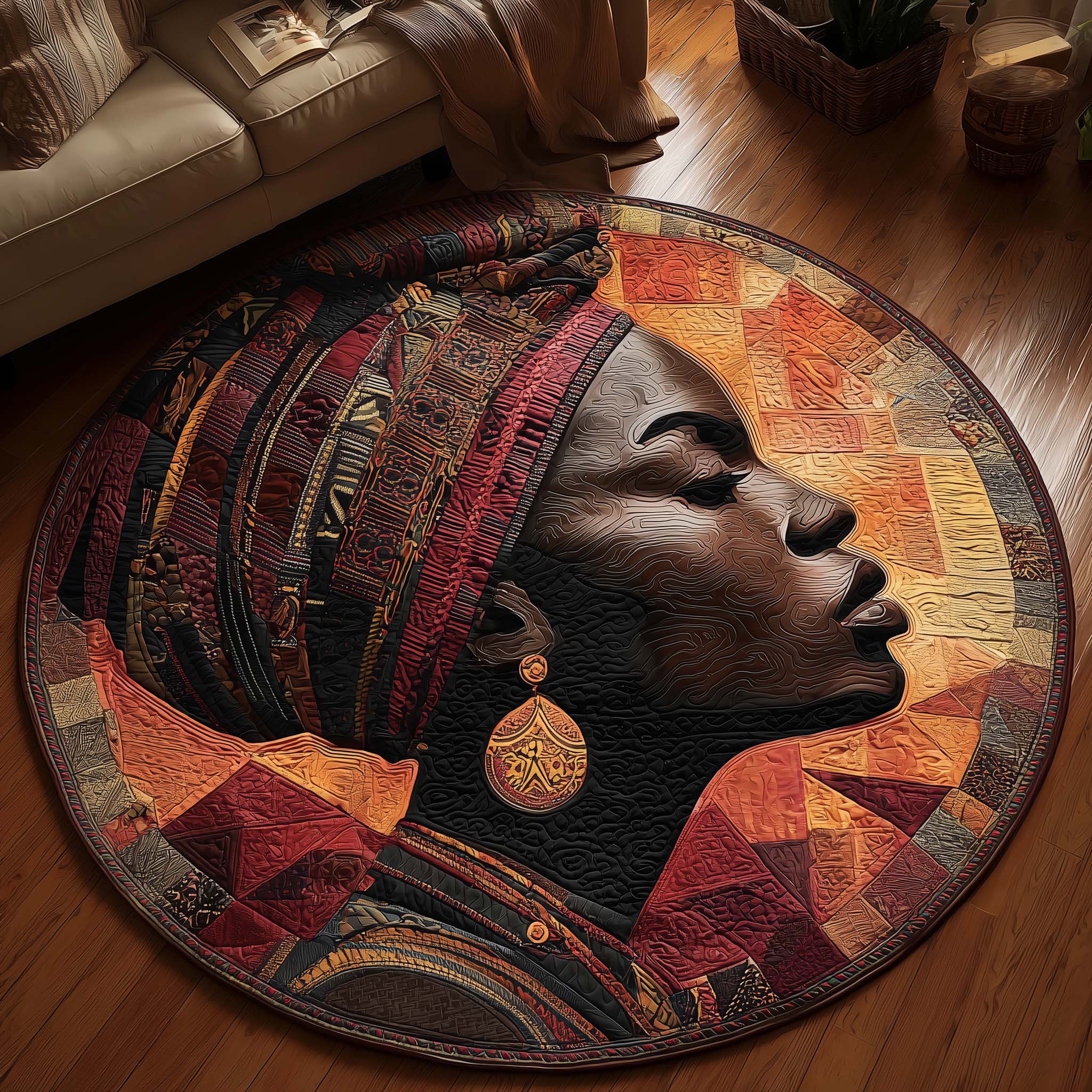 Proud Root Quilted Round Mat GFTONL6942 – Patchique Store
