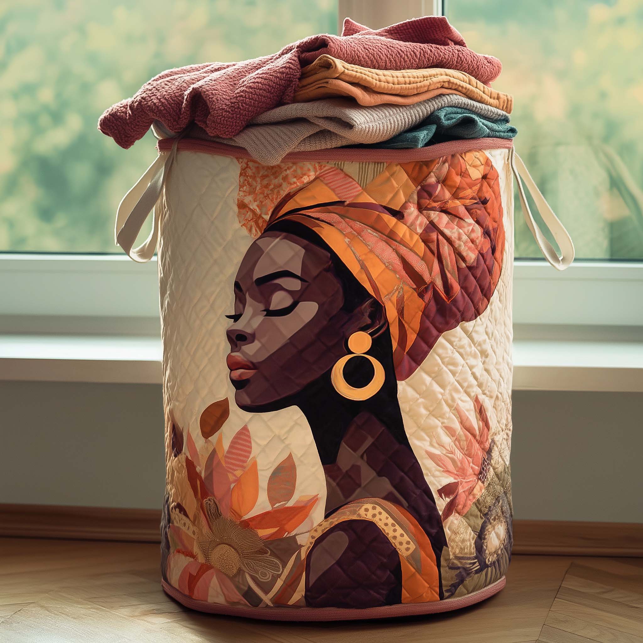 Melanin Legacy Quilted Laundry Basket GFTONL6995 – Patchique Store