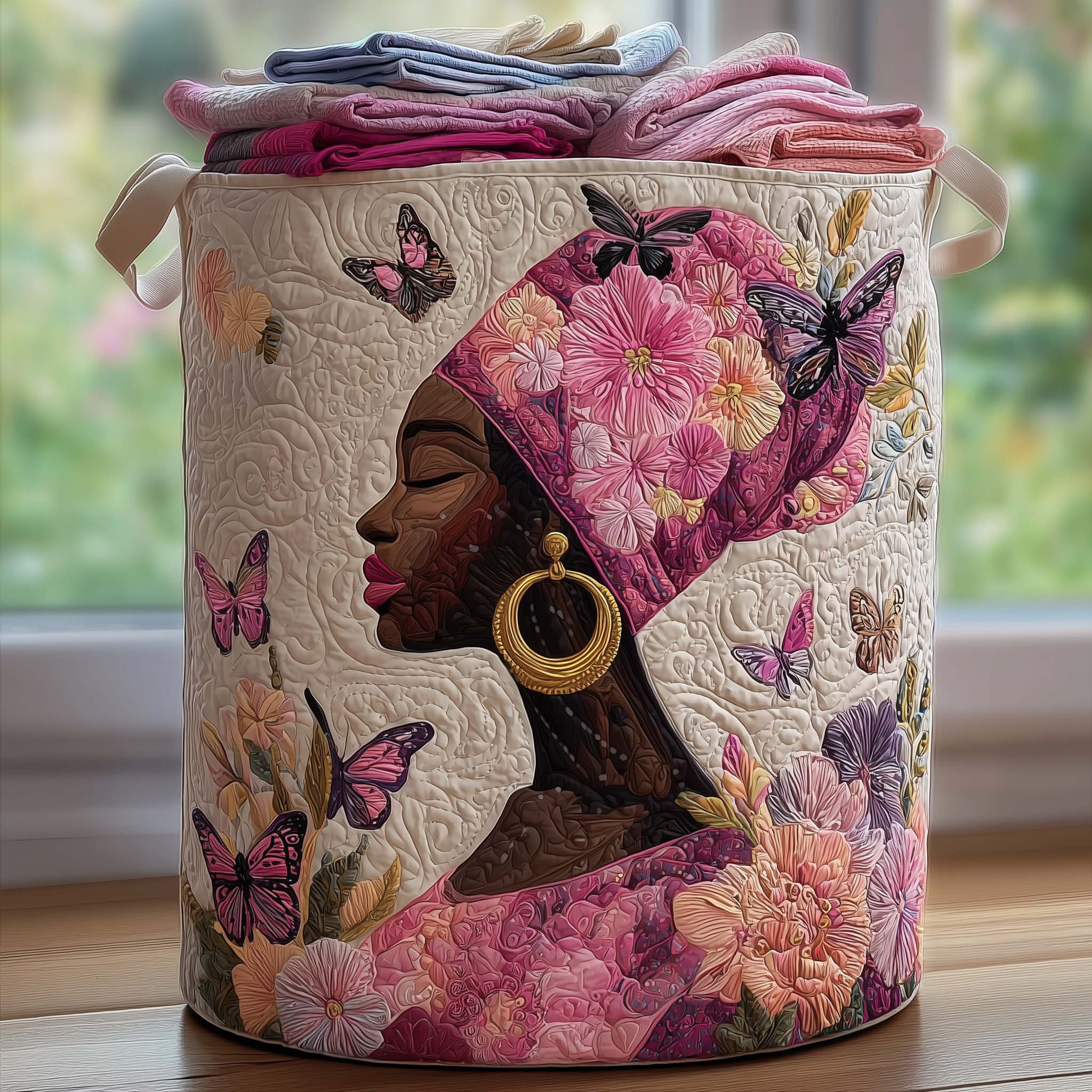 Melanin Legacy Quilted Laundry Basket GFTONL6996 – Patchique Store