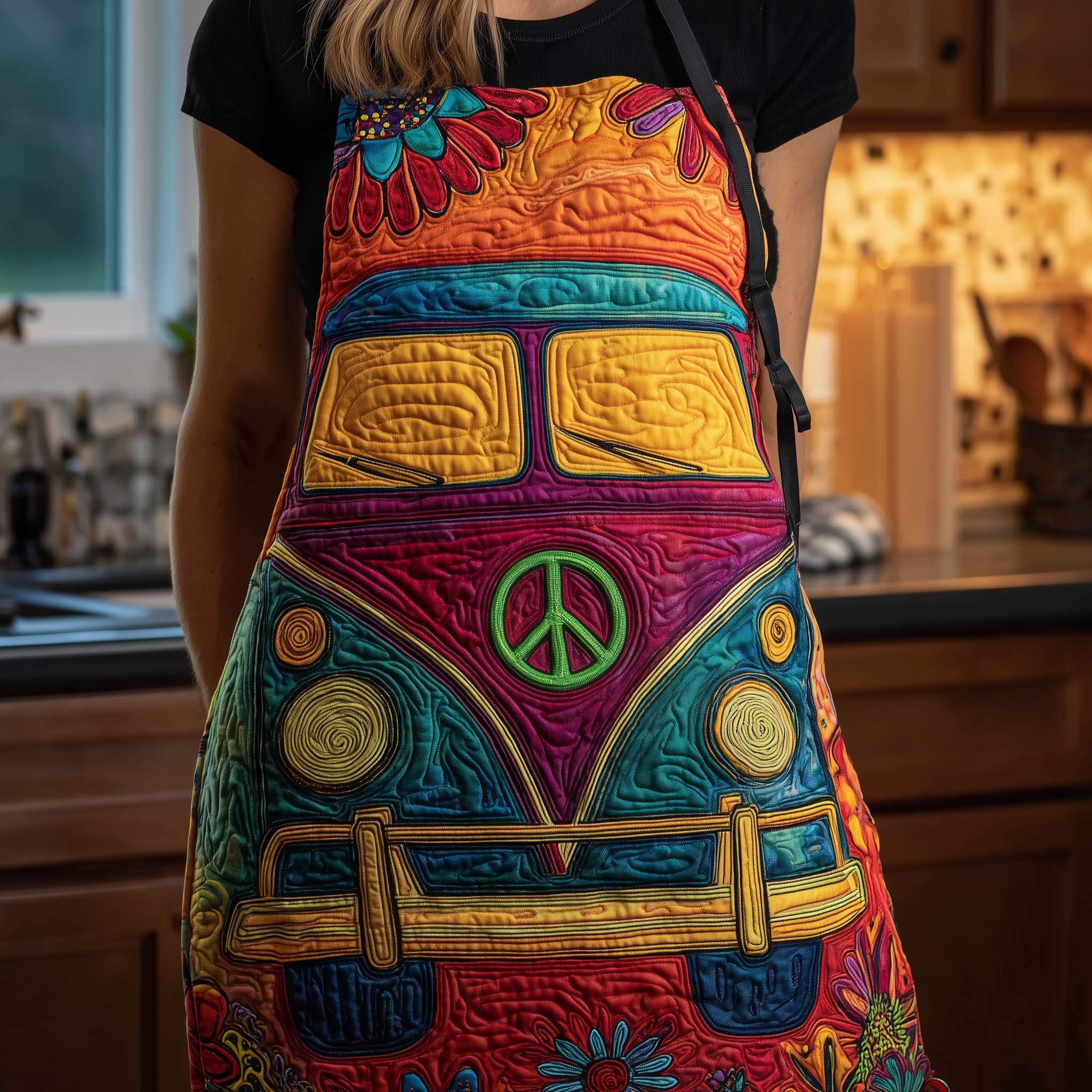 Hippie Vintage Van Quilted Apron GFTONL7157 – Patchique Store