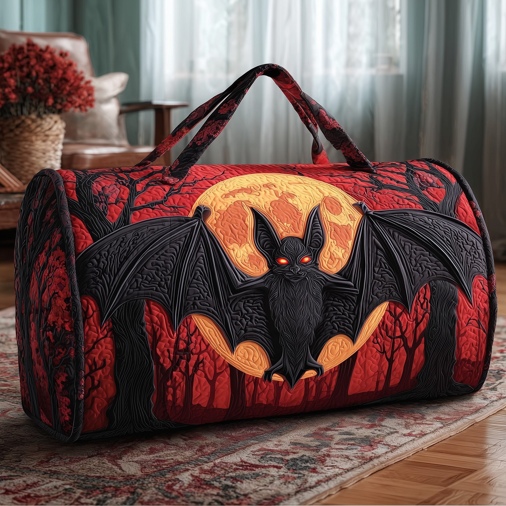 Redmoon Bat Quilted Duffle Bag GFTONT2999 – Patchique Store