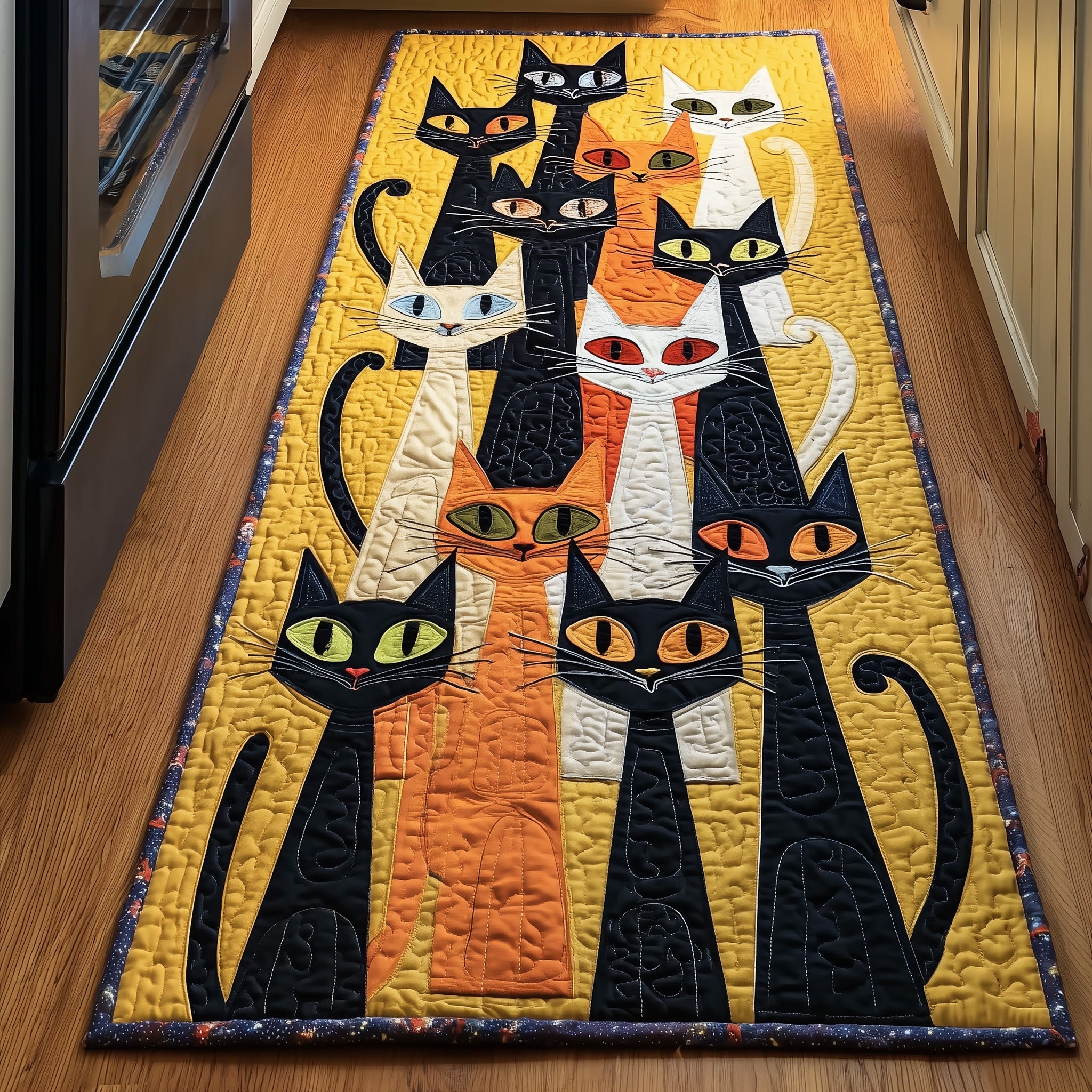 Whimsy Cats Runner Rug GFTONT4039 – Patchique Store