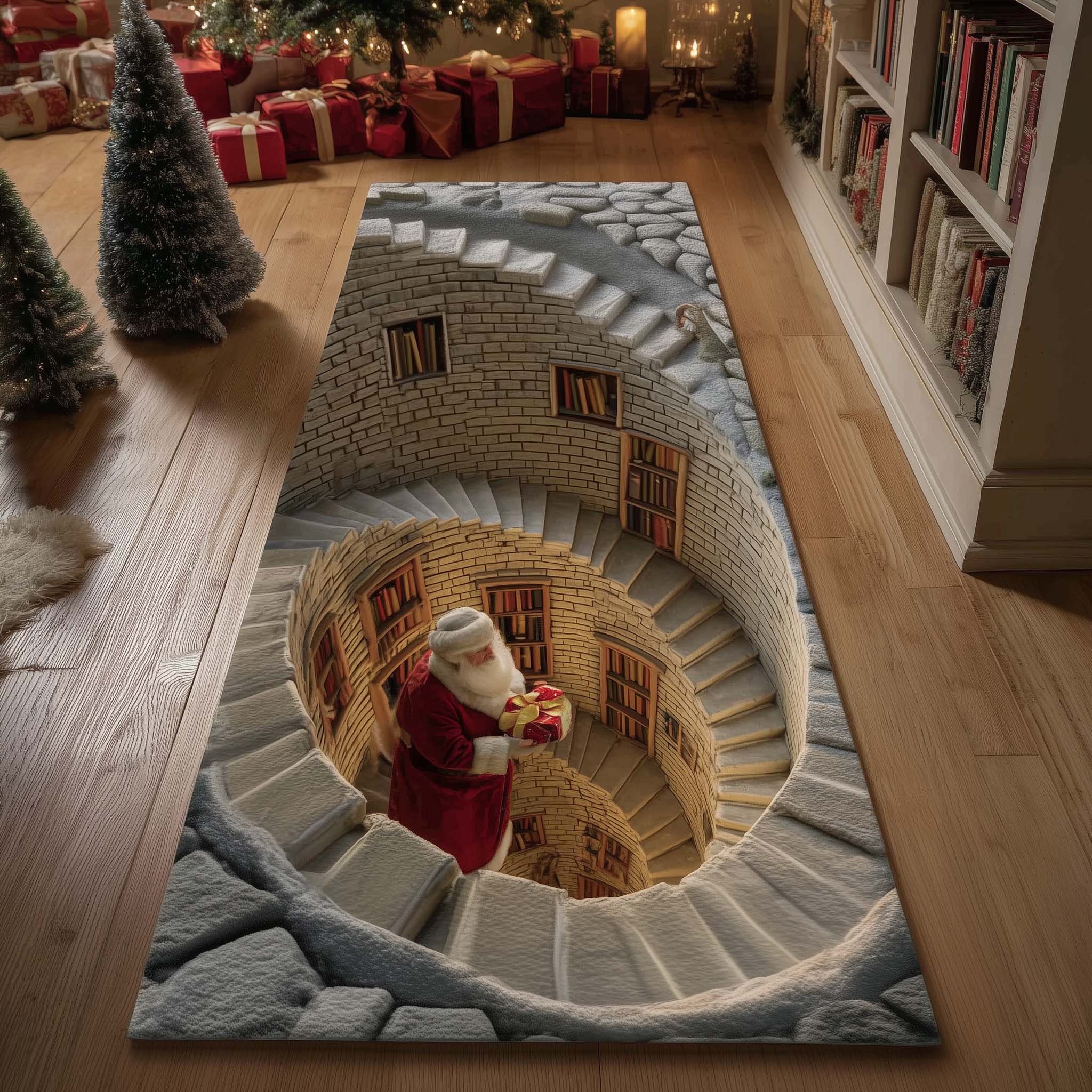 Jolly Santa Runner Rug GFTOTG1784 – Patchique Store