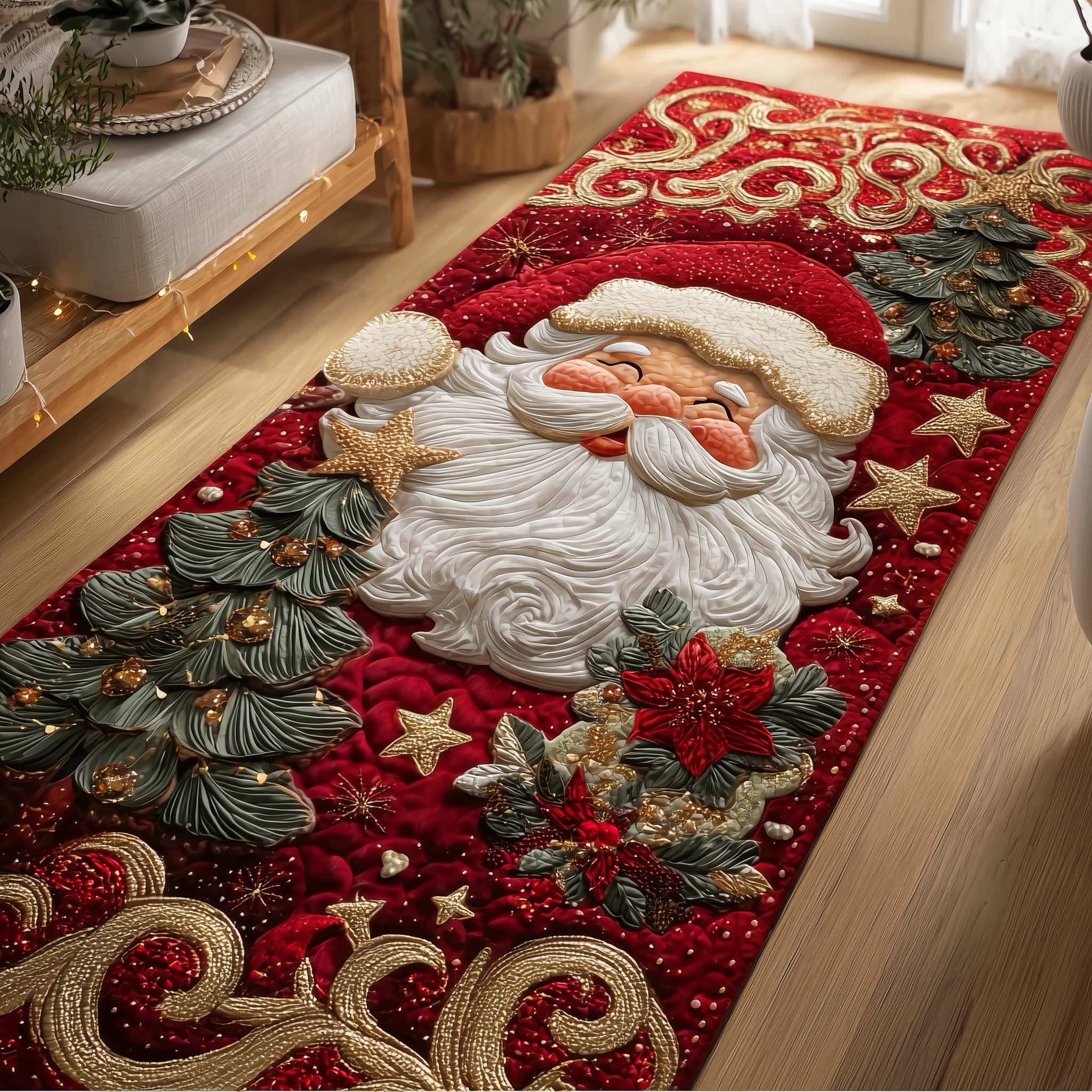 Jolly Santa Runner Rug GFTOTG2039 – Patchique Store