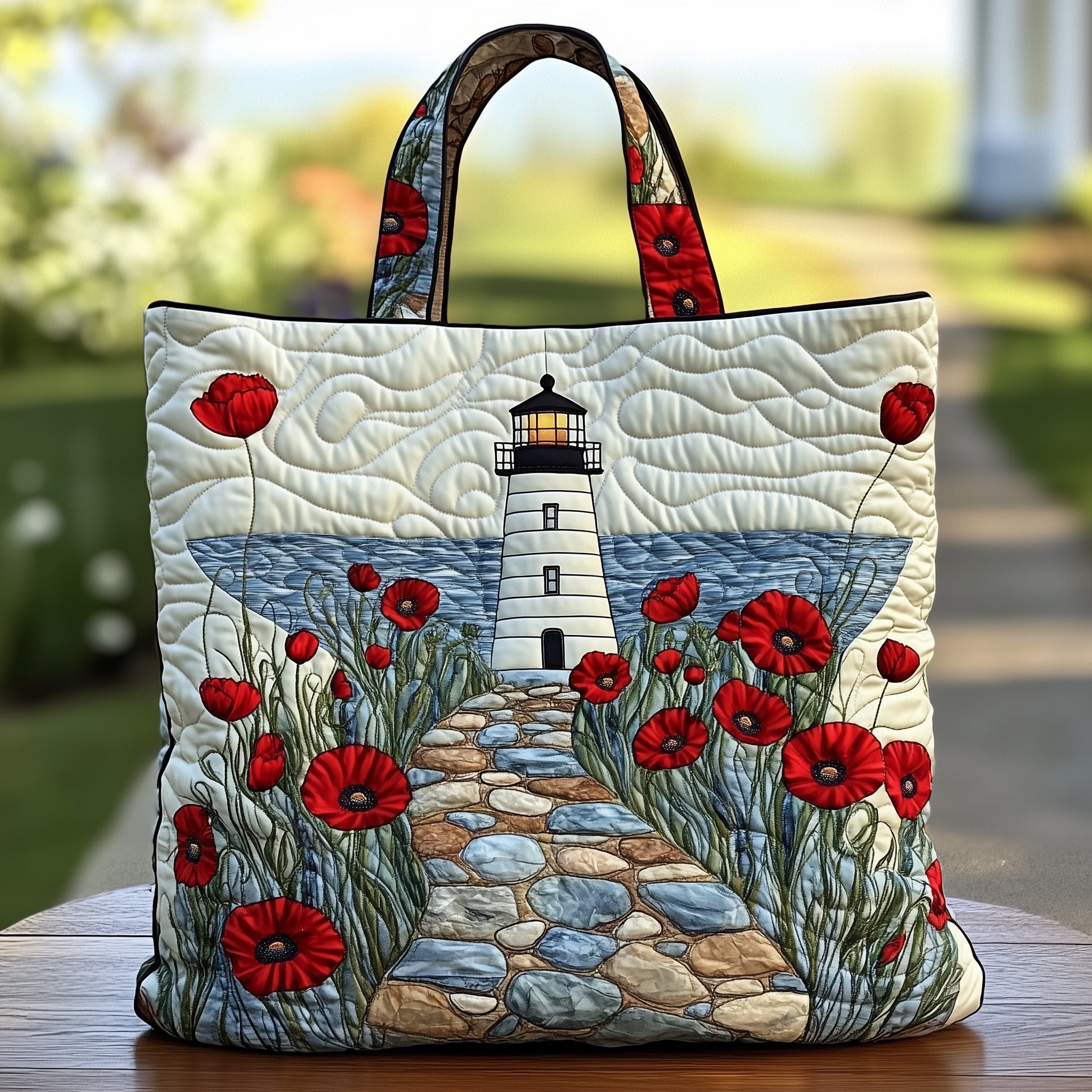 Lighthouse Quilted Tote Bag GFTOTG666 – Patchique Store