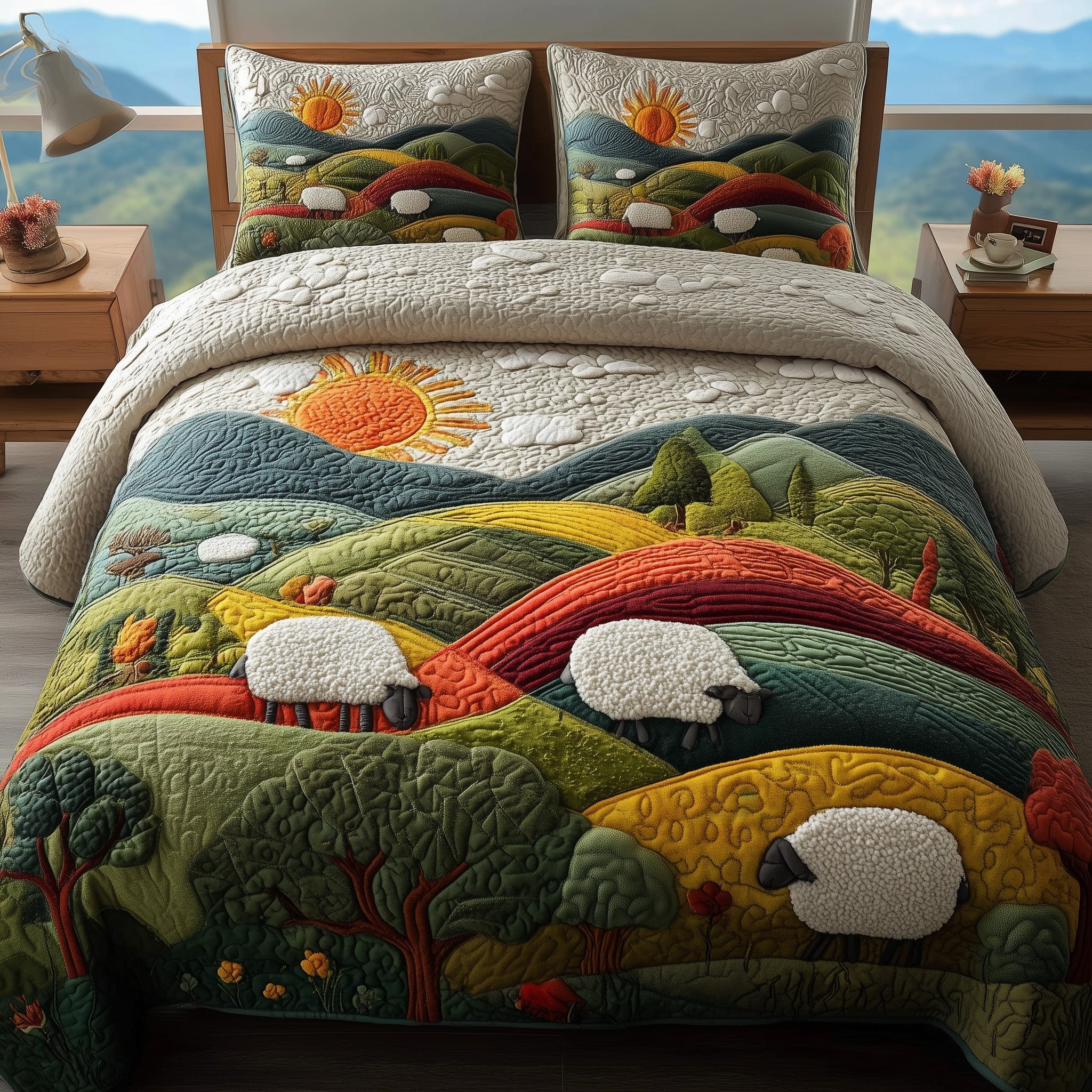 Hillside Serenity 3-Piece Quilted Bedding Set GFTOTP11206 – Patchique Store