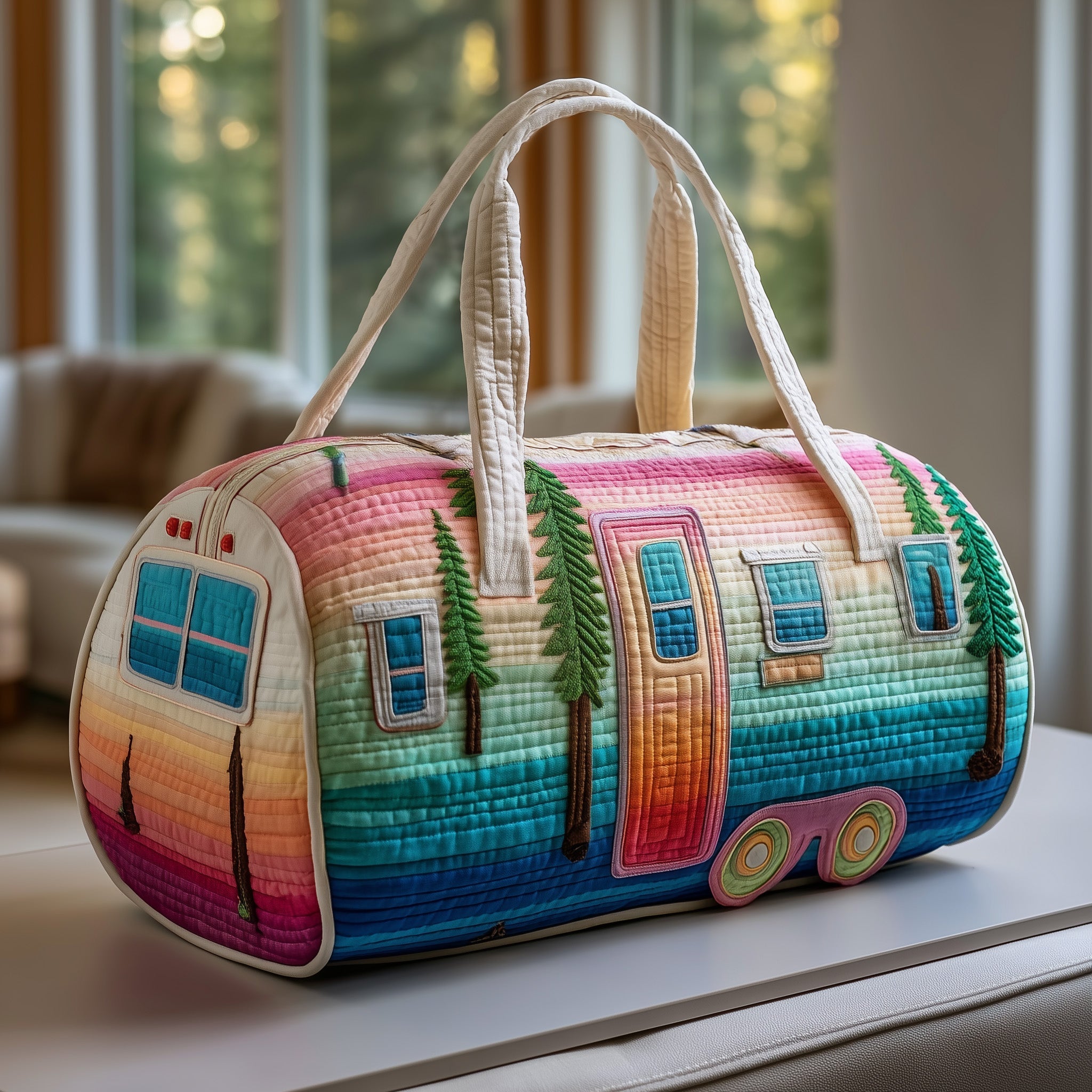 Cozy Camper Trailer Quilted Duffle Bag GFTOTP11478 – Patchique Store