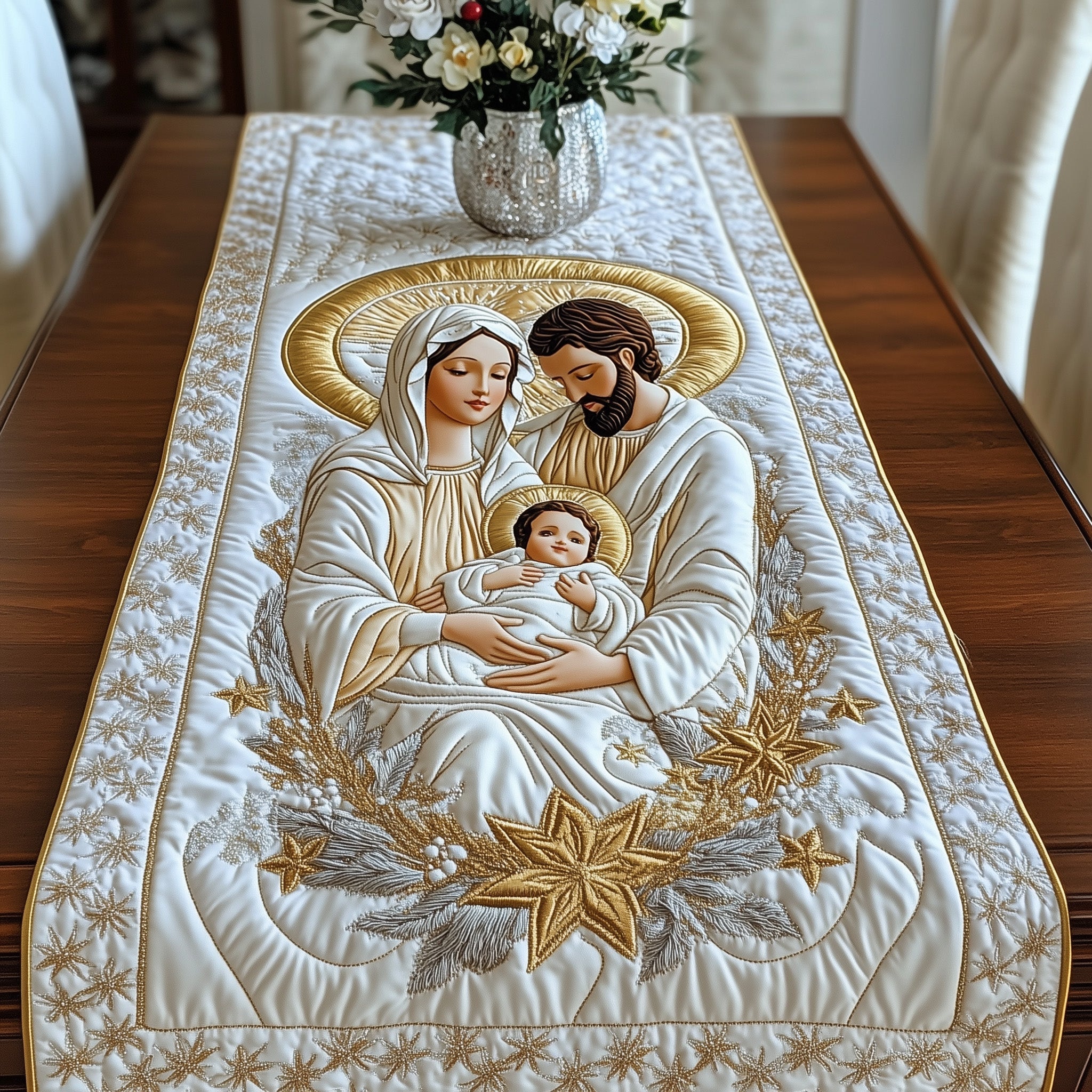 Holy Family Quilted Table Runner GFTOTP12743 – Patchique Store