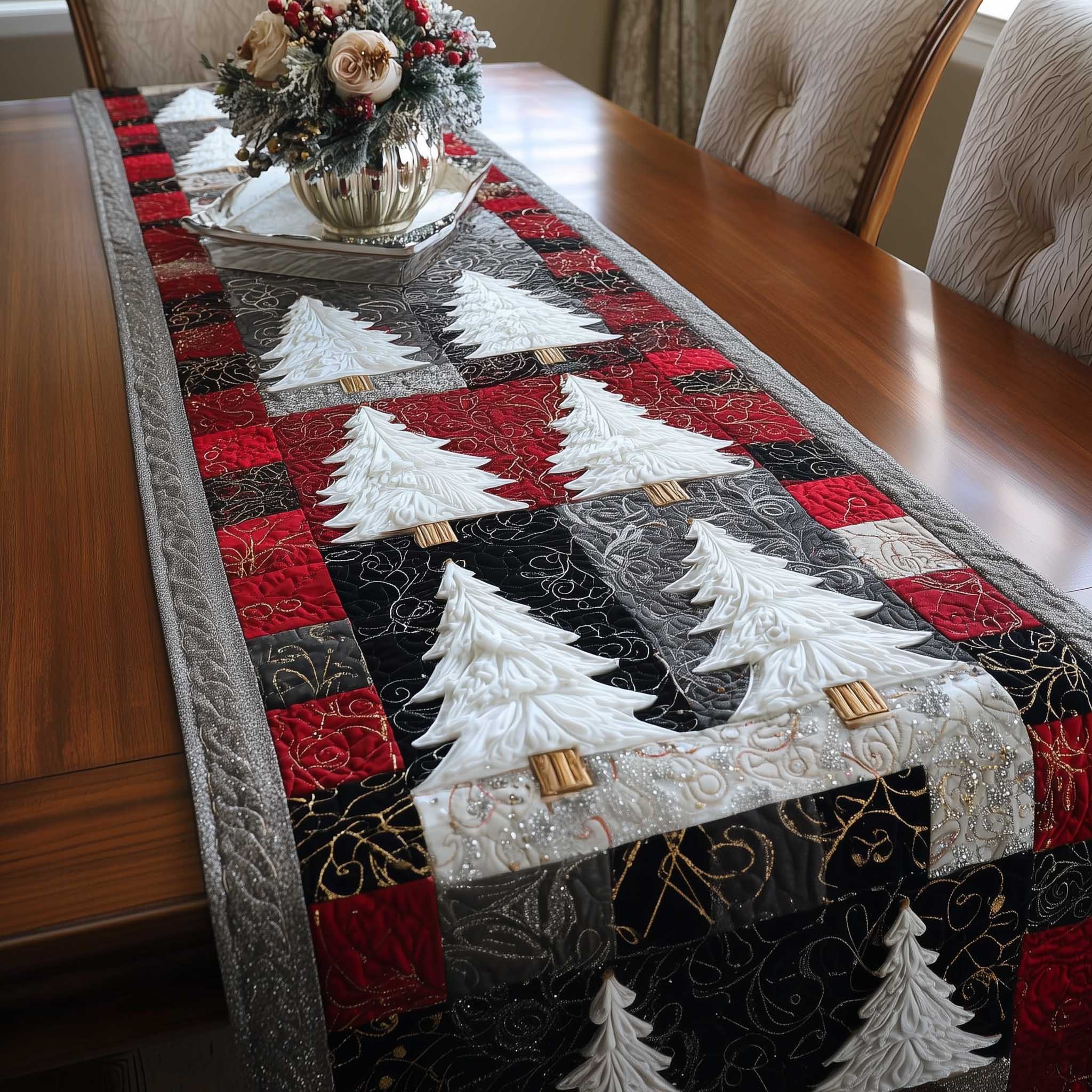 Christmas Tree Quilted Table Runner GFTOTP13720 – Patchique Store