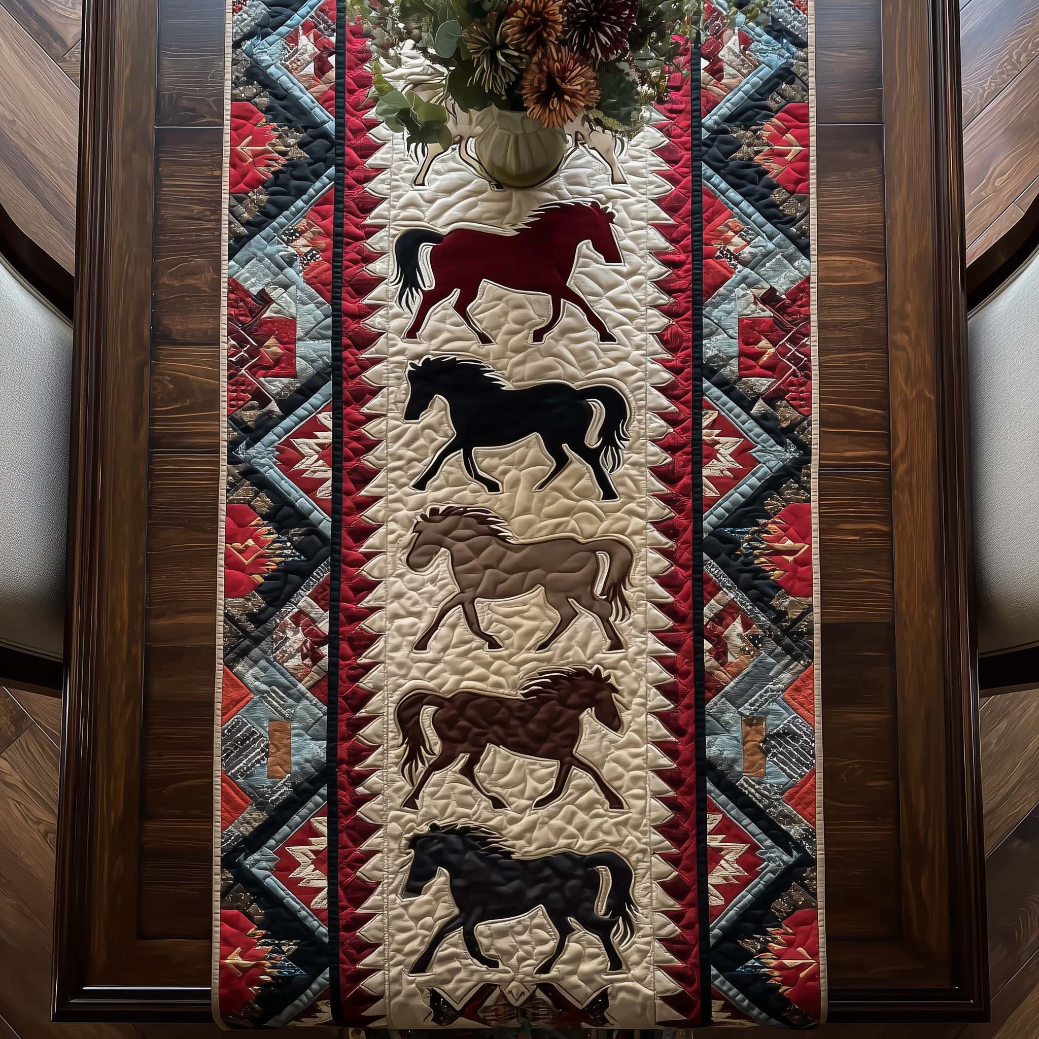 Native Horse Quilted Table Runner GFTOTP14914 – Patchique Store