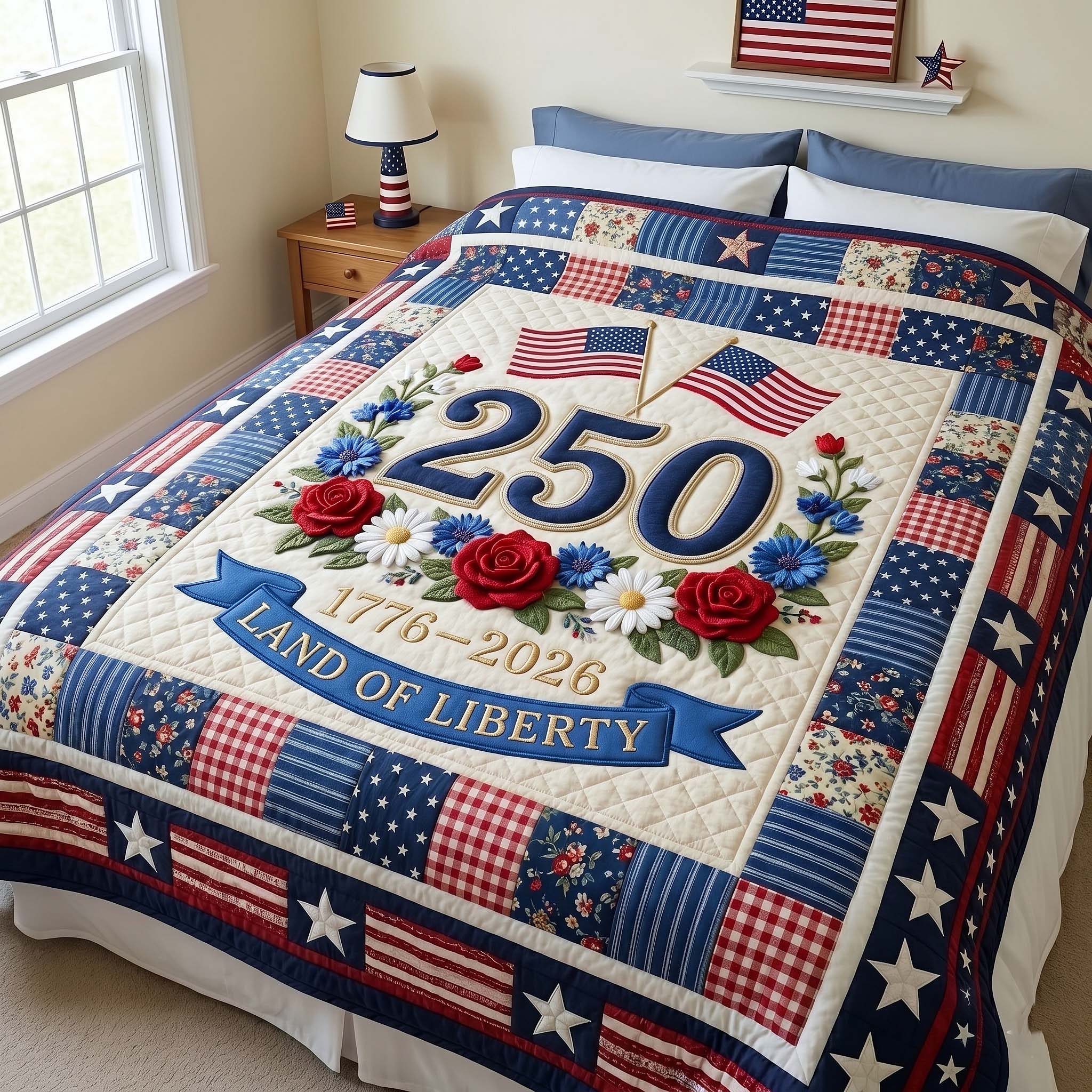 Heritage Patch Quilted Blanket GFTOTP18822 – Patchique Store