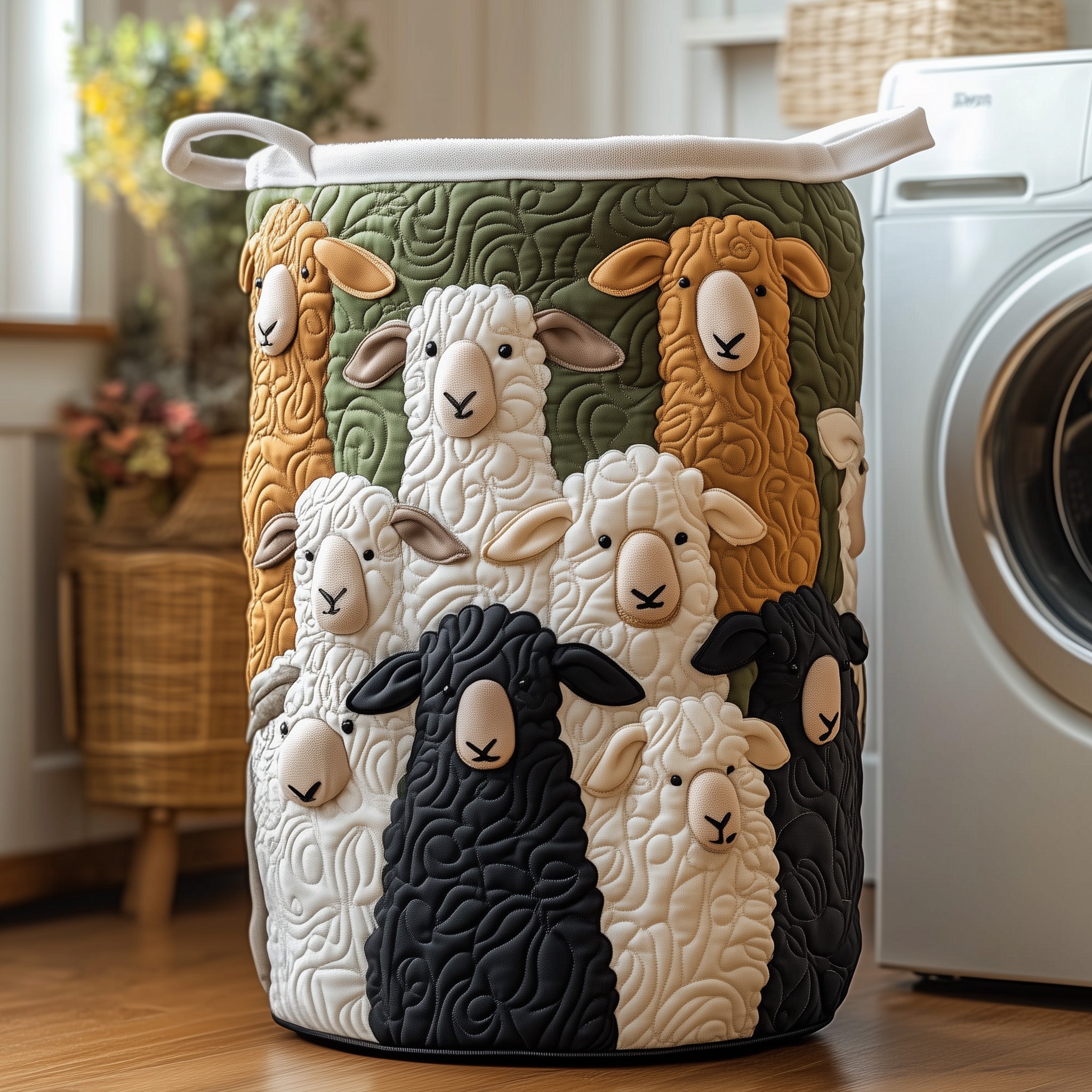 Sheep Quilted Laundry Basket GFTOXM239 – Patchique Store