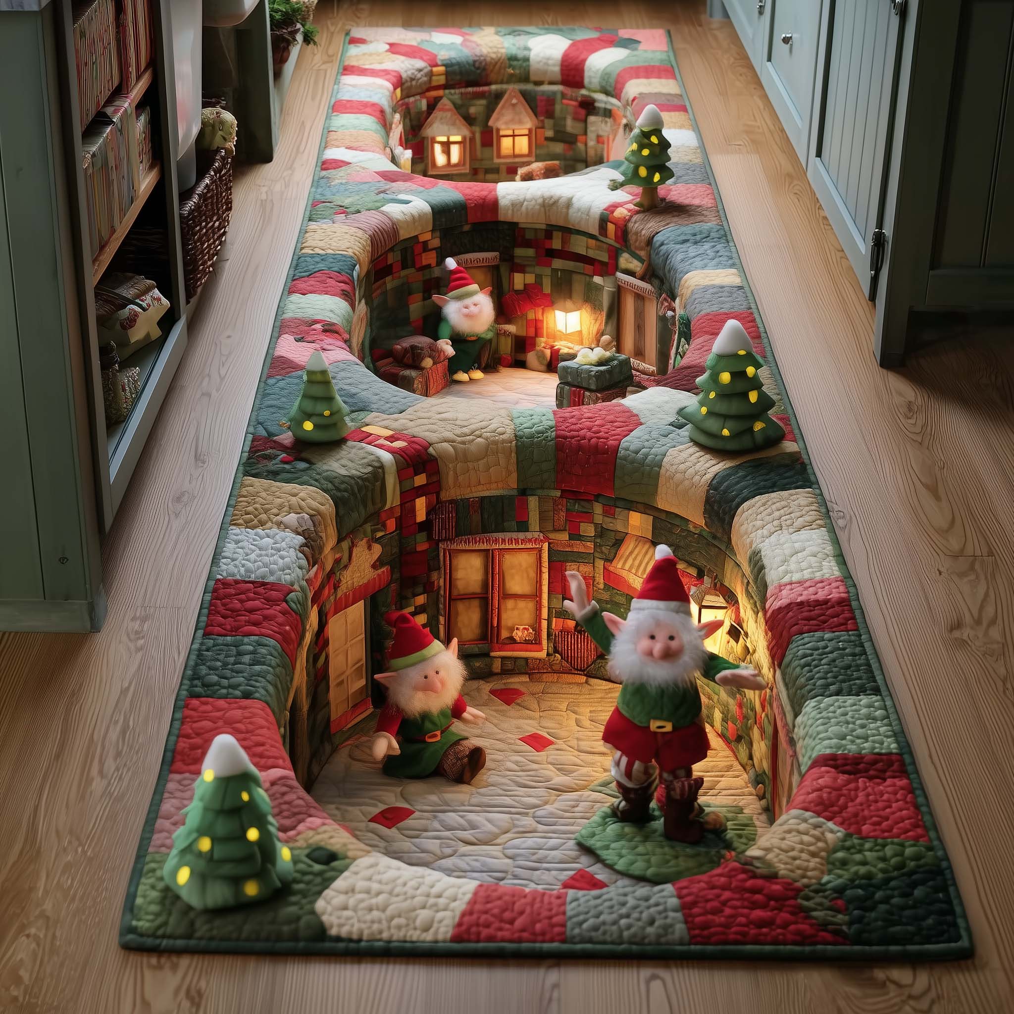 Elf Workshop Runner Rug GFTOYC2072 – Patchique Store