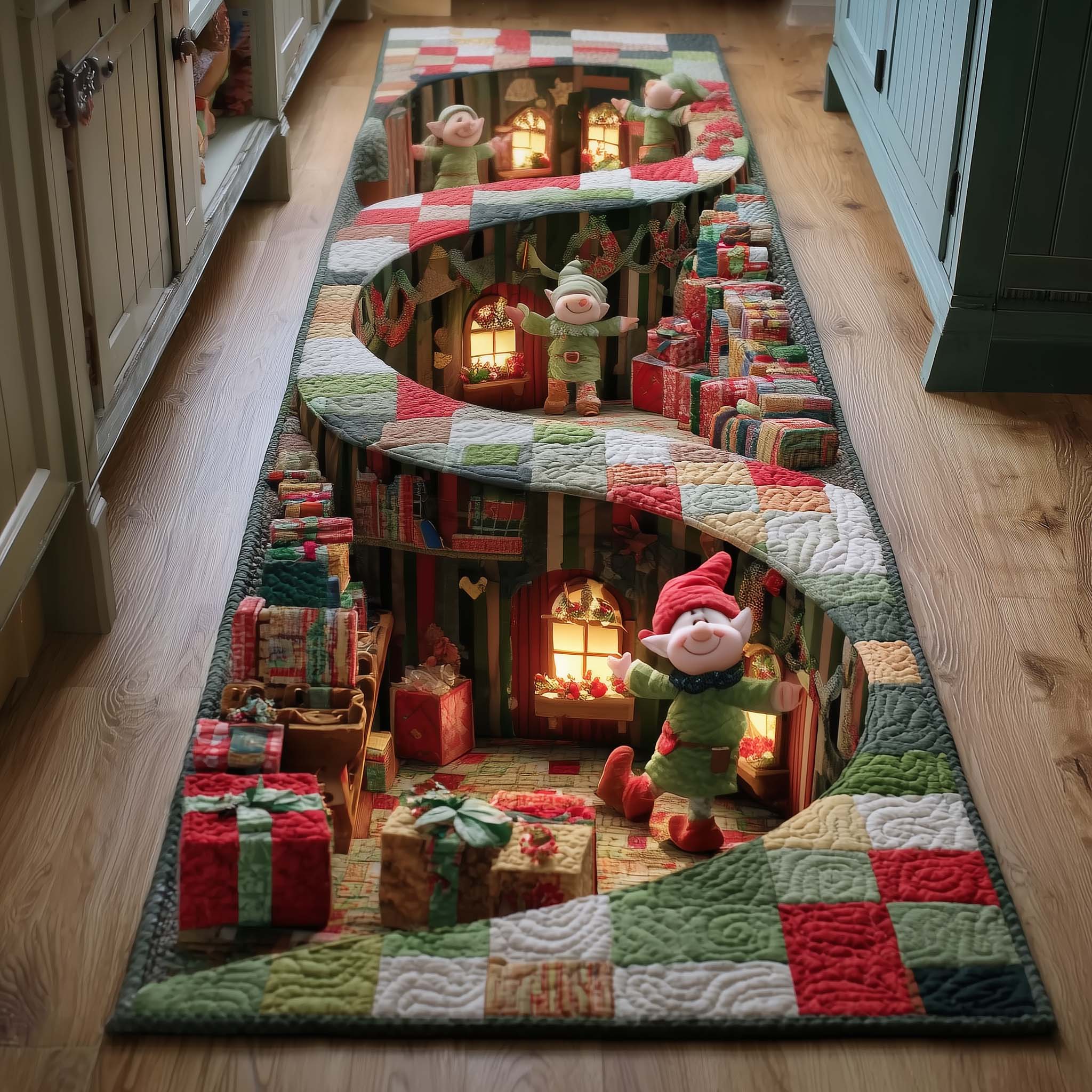 Elf Workshop Runner Rug GFTOYC2073 – Patchique Store