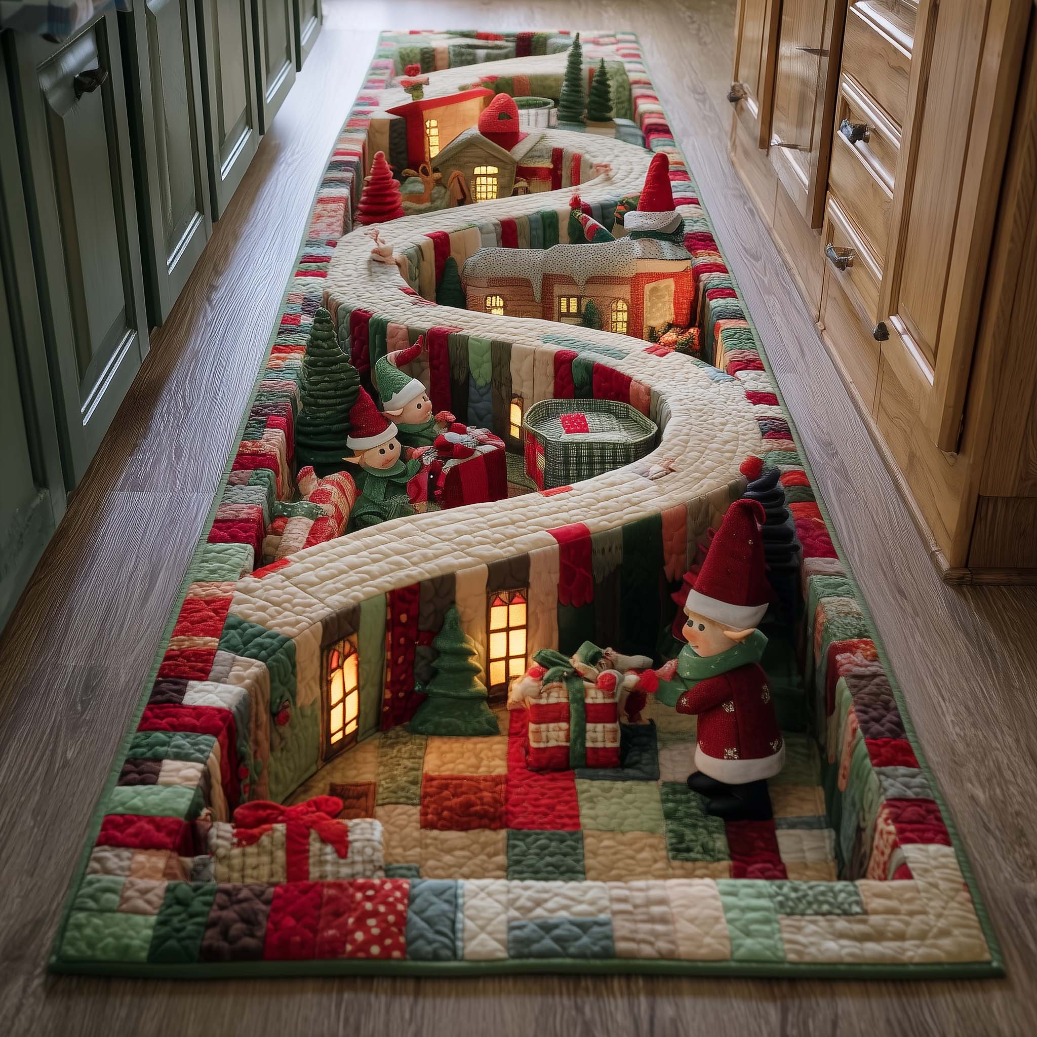 Elf Workshop Runner Rug GFTOYC2075 – Patchique Store